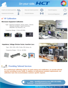 RF Calibration | HCT Calibration